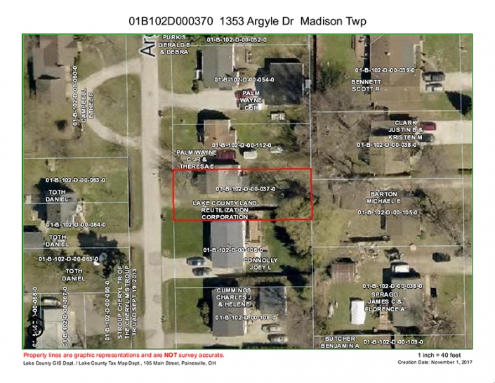 1353 Argyle Dr - Lake County Land Bank