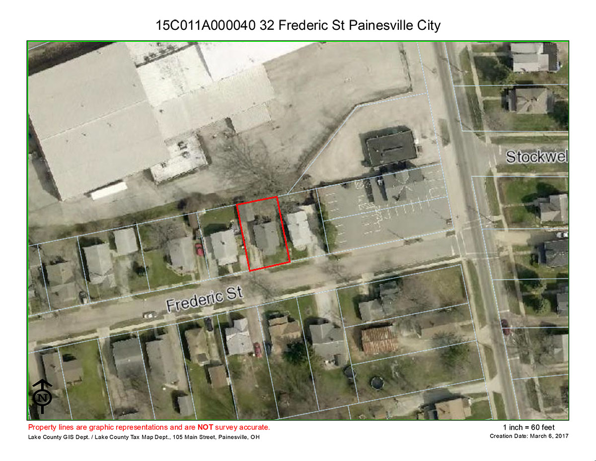 10-32-Frederick-St-Aerial-Map - Lake County Land Bank
